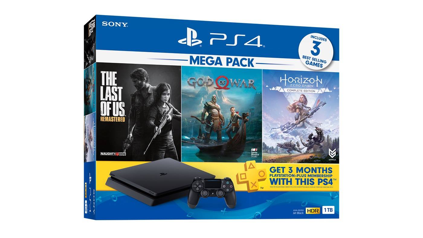 PS4 SLIM MEGA PACK 1TB