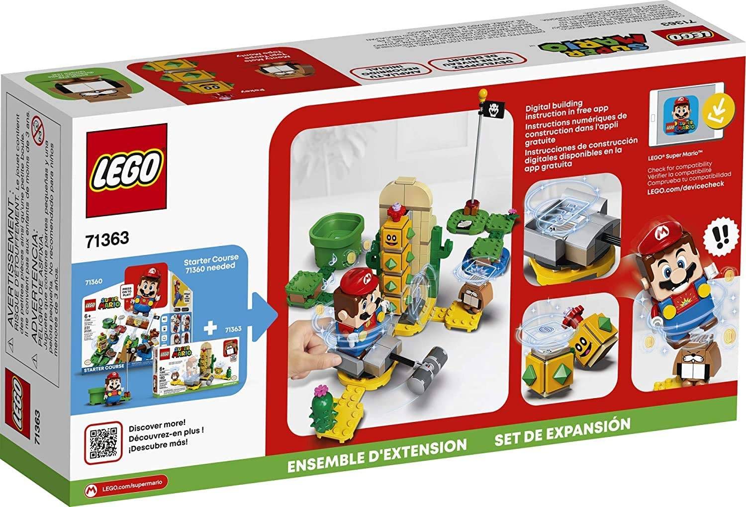 LEGO Super Mario 71363 Desert Pokey Expansion Set