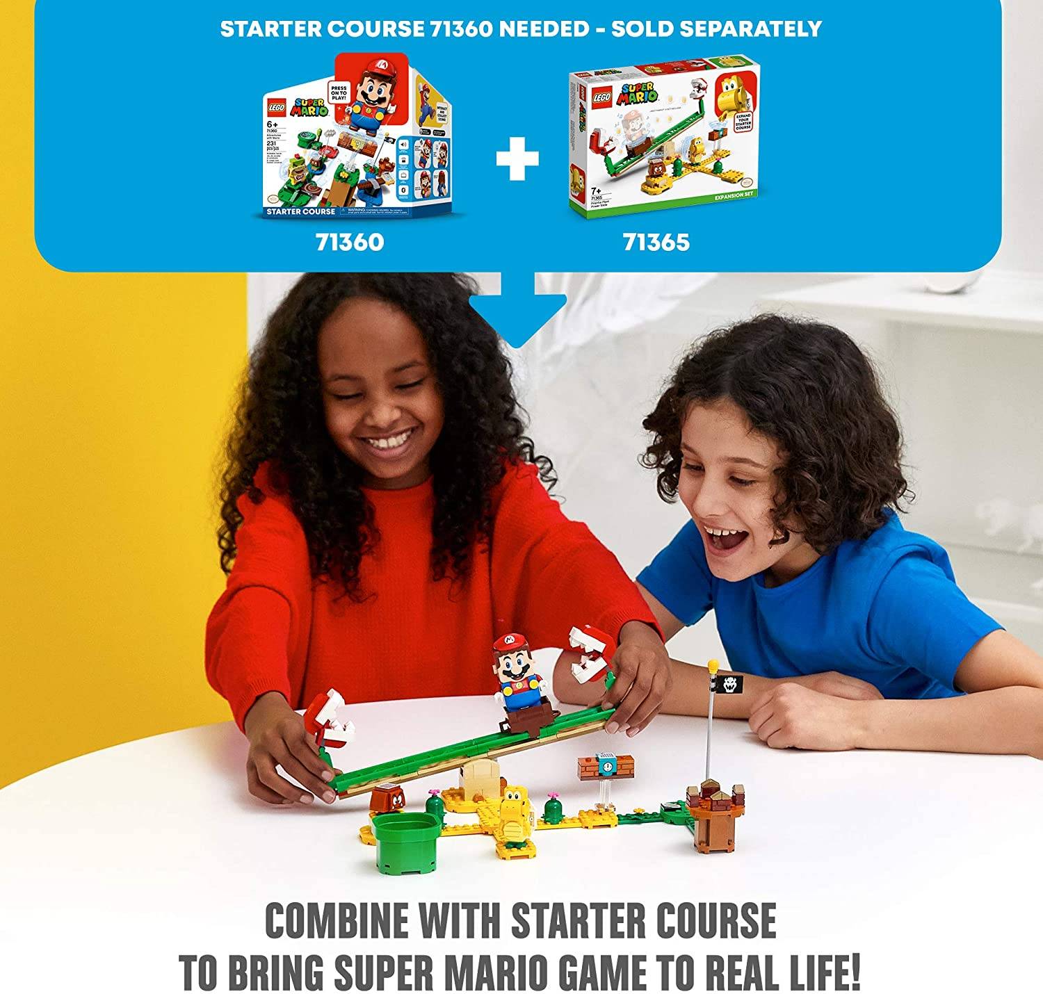 LEGO Super Mario 71365 Piranha Plant Power Slide Expansion Set