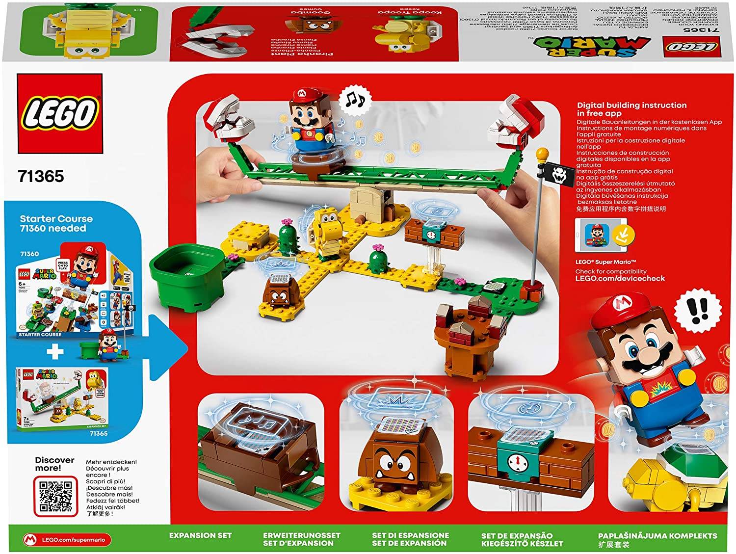 LEGO Super Mario 71365 Piranha Plant Power Slide Expansion Set
