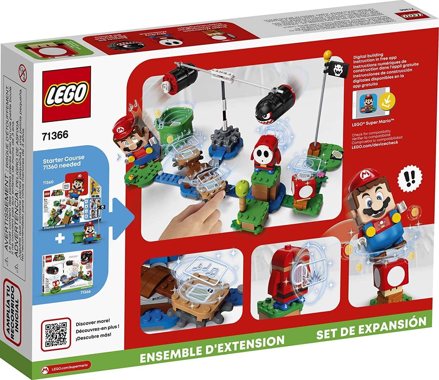 LEGO Super Mario 71366 Boomer Bill Barrage Expansion Set