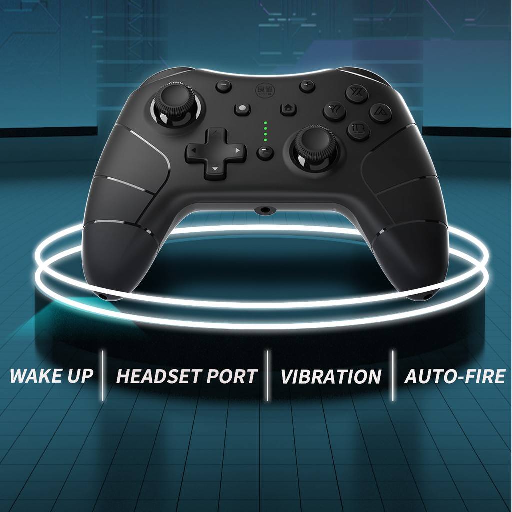 IINE L465 Wake Up + Audio Port Wireless Controller for Switch - Panda White