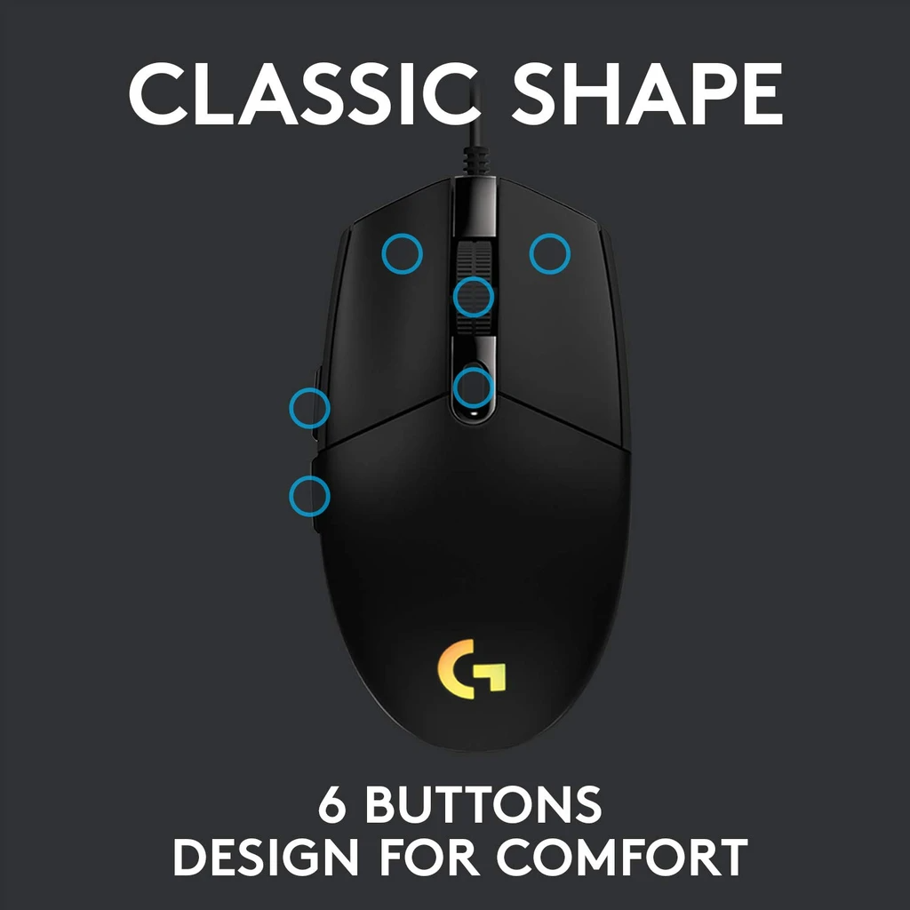 Logitech G102 Lightsync Gaming Mouse