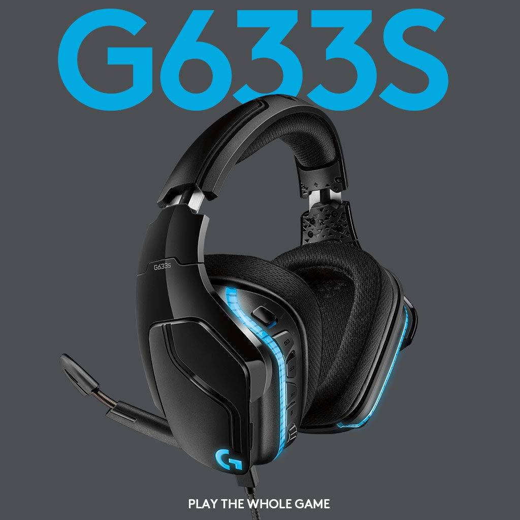 Logitech G633S Wired 7.1 Lightsync Surround Sound Gaming Headset