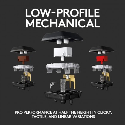 Logitech G913 GL Clicky Wireless RGB Gaming Keyboard