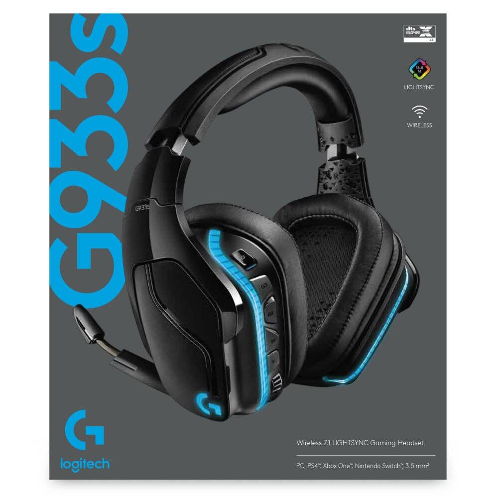 Logitech G933S Wireless 7.1 Lightsync Gaming Headset