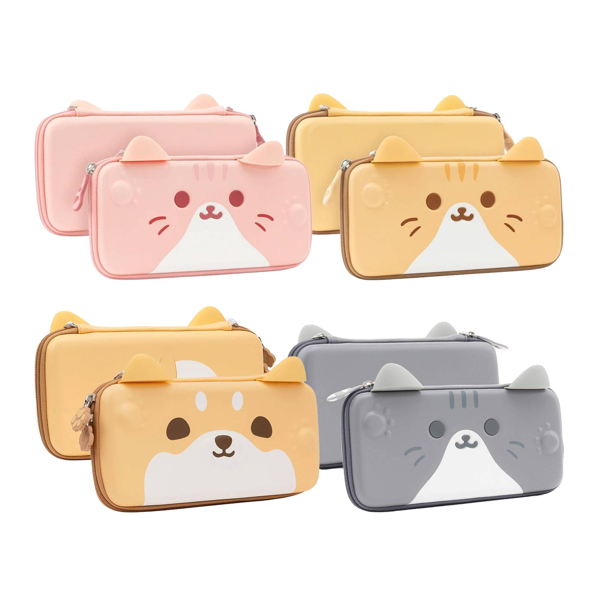Geekshare Cat / Dog Ears Carry Case for Nintendo Switch