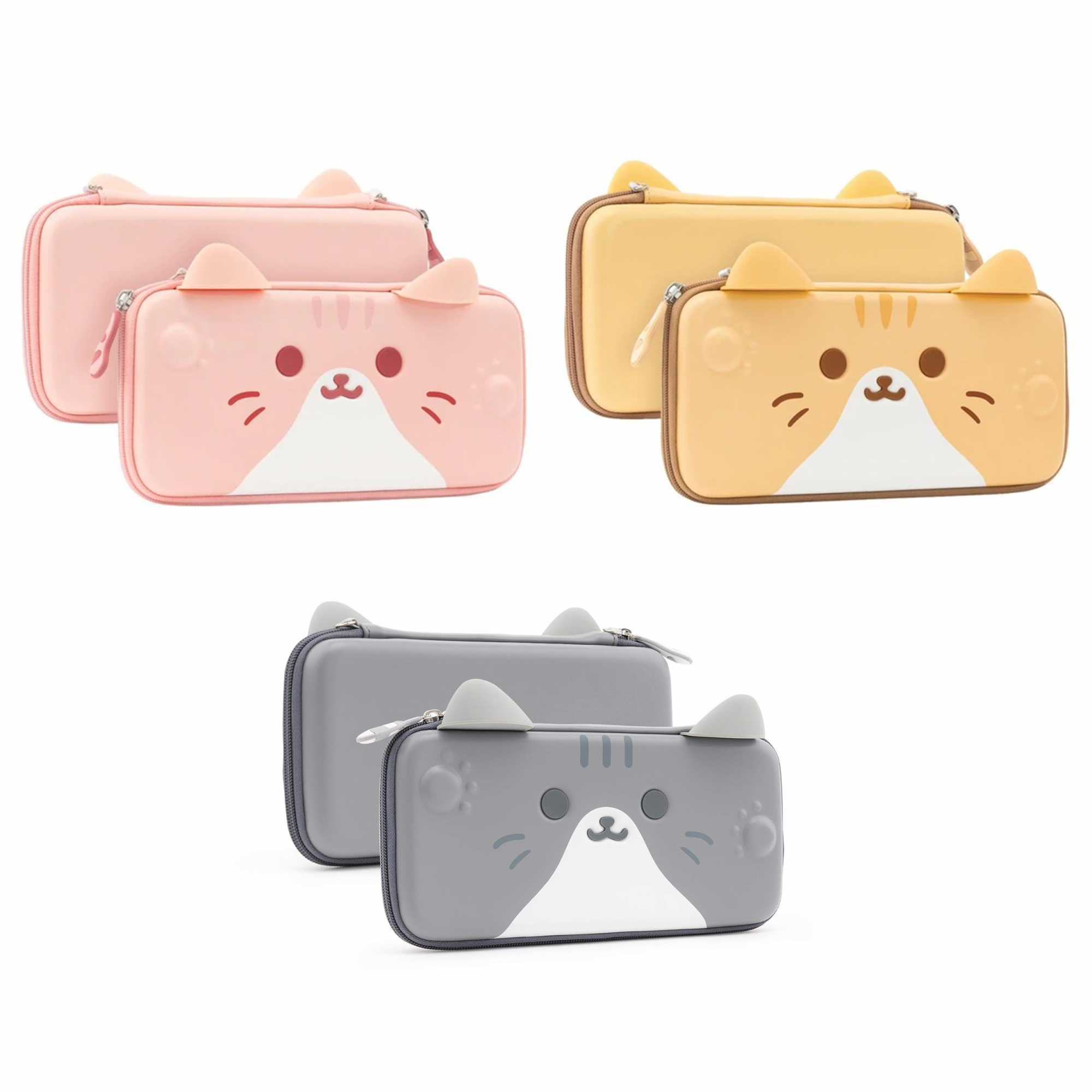 Geekshare Cat Ears Carry Case for Nintendo Switch