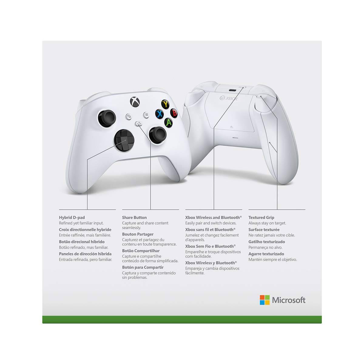 Xbox Wireless Controller Robot White