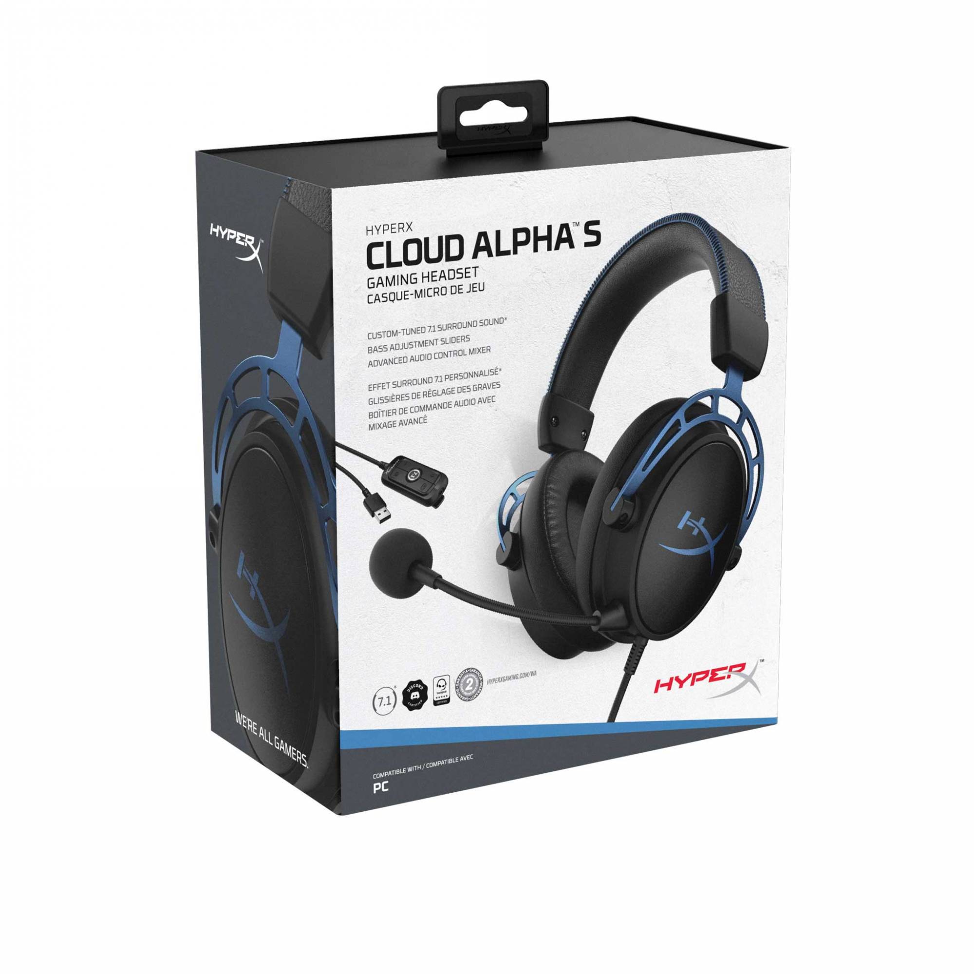 HyperX Cloud Alpha S Blue