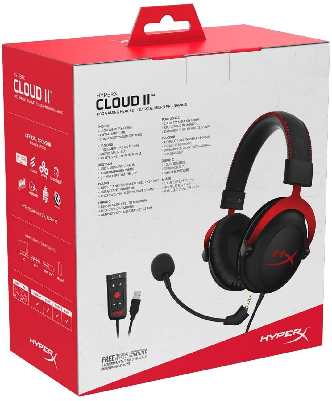 HyperX Cloud II Red