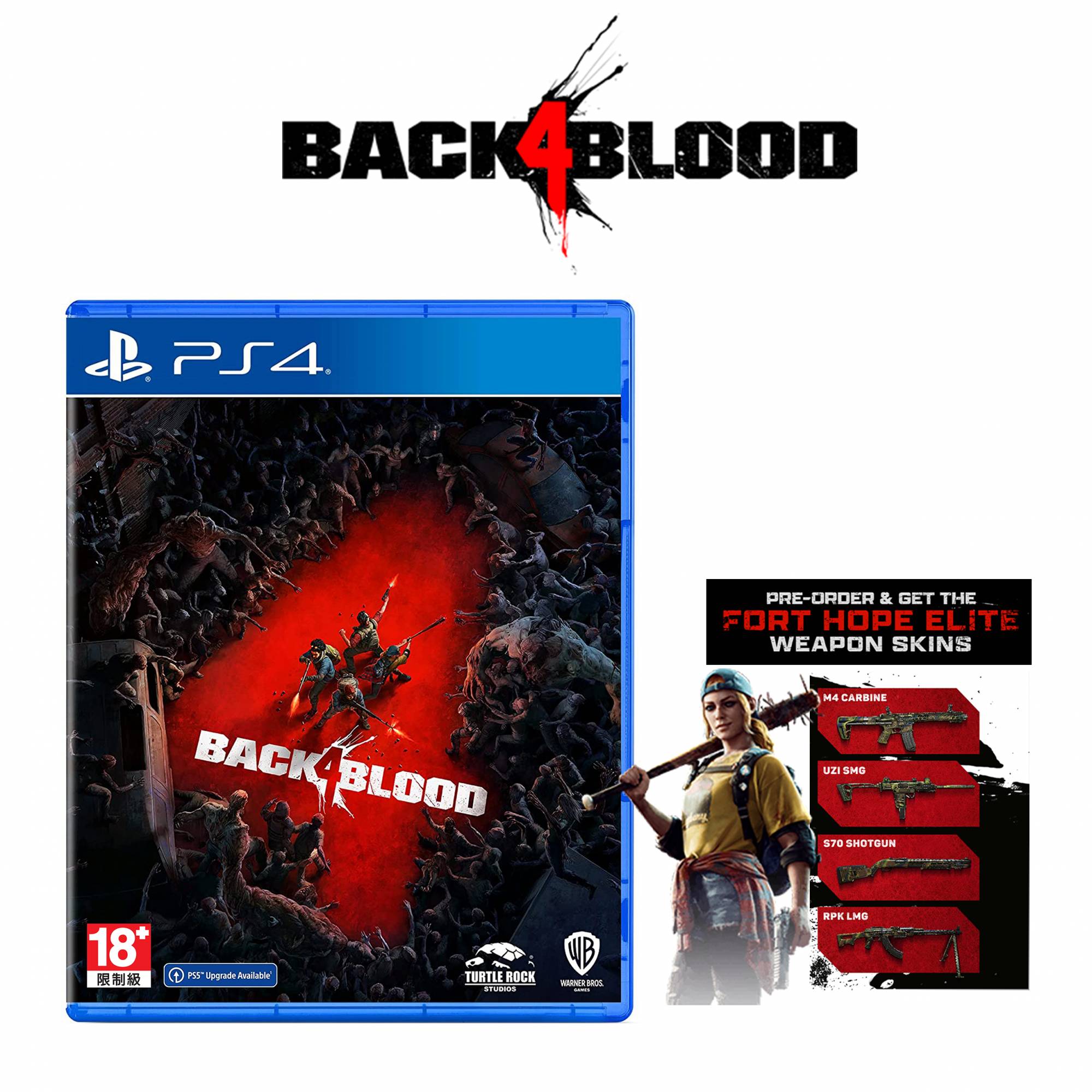 PS4 Back 4 Blood [R3 Eng/Chi]