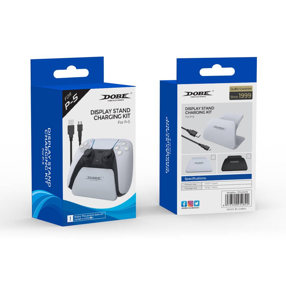 DOBE Display Stand Charging Kit for PS5 DualSense Controller