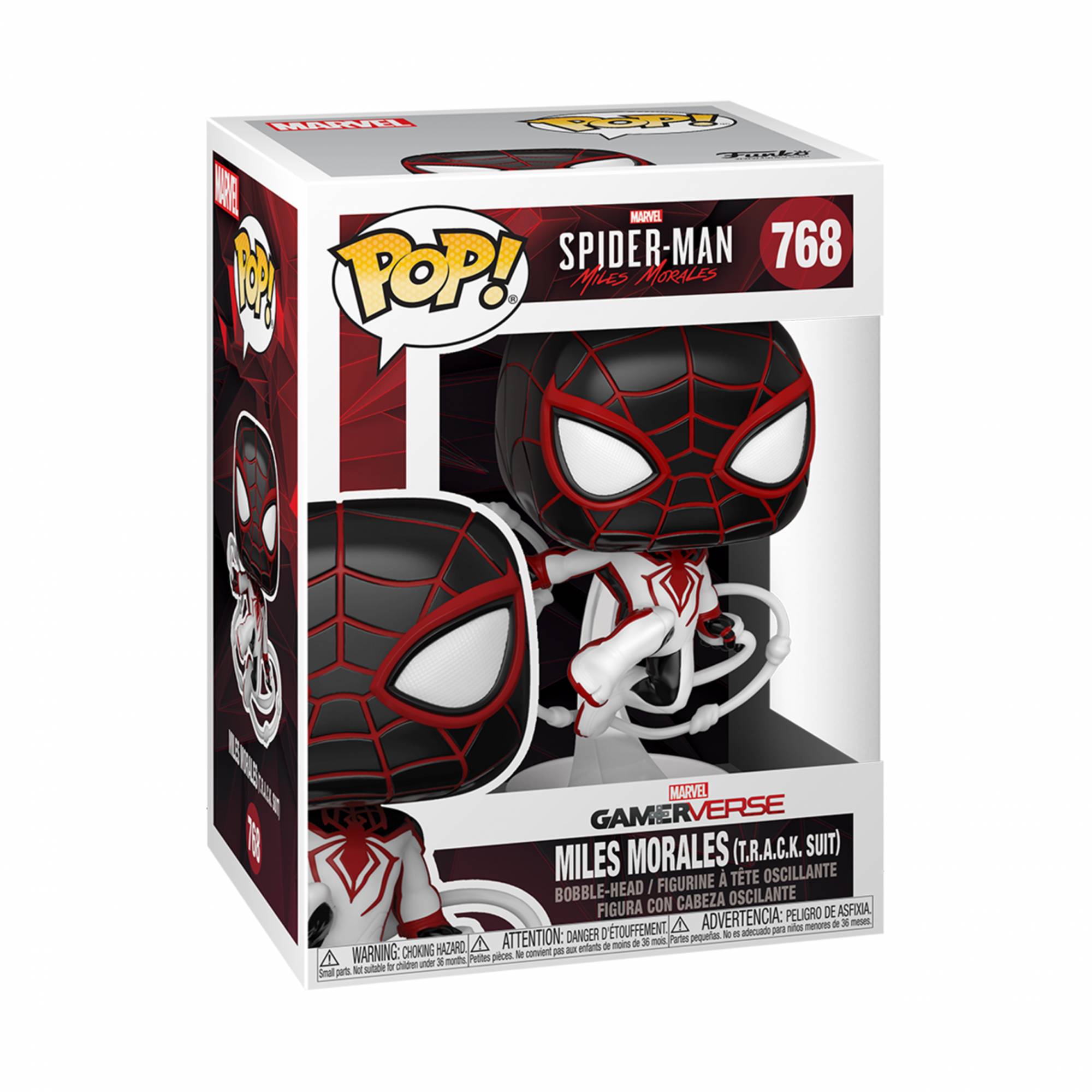 Funko Pop! Games 768: Spider-man: Miles Morales- Miles Morales (T.R.A.C ...