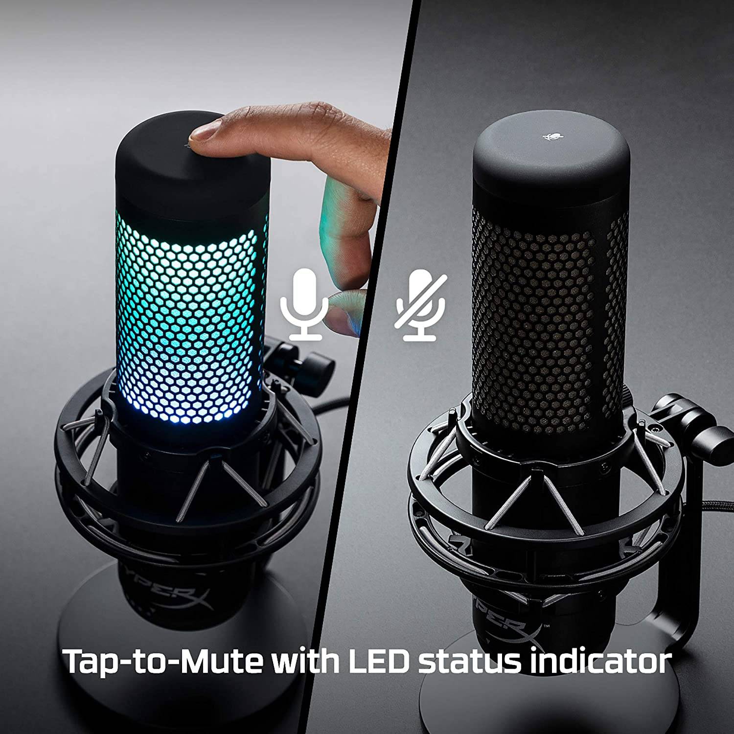 HyperX Quadcast S Standalone USB Microphone