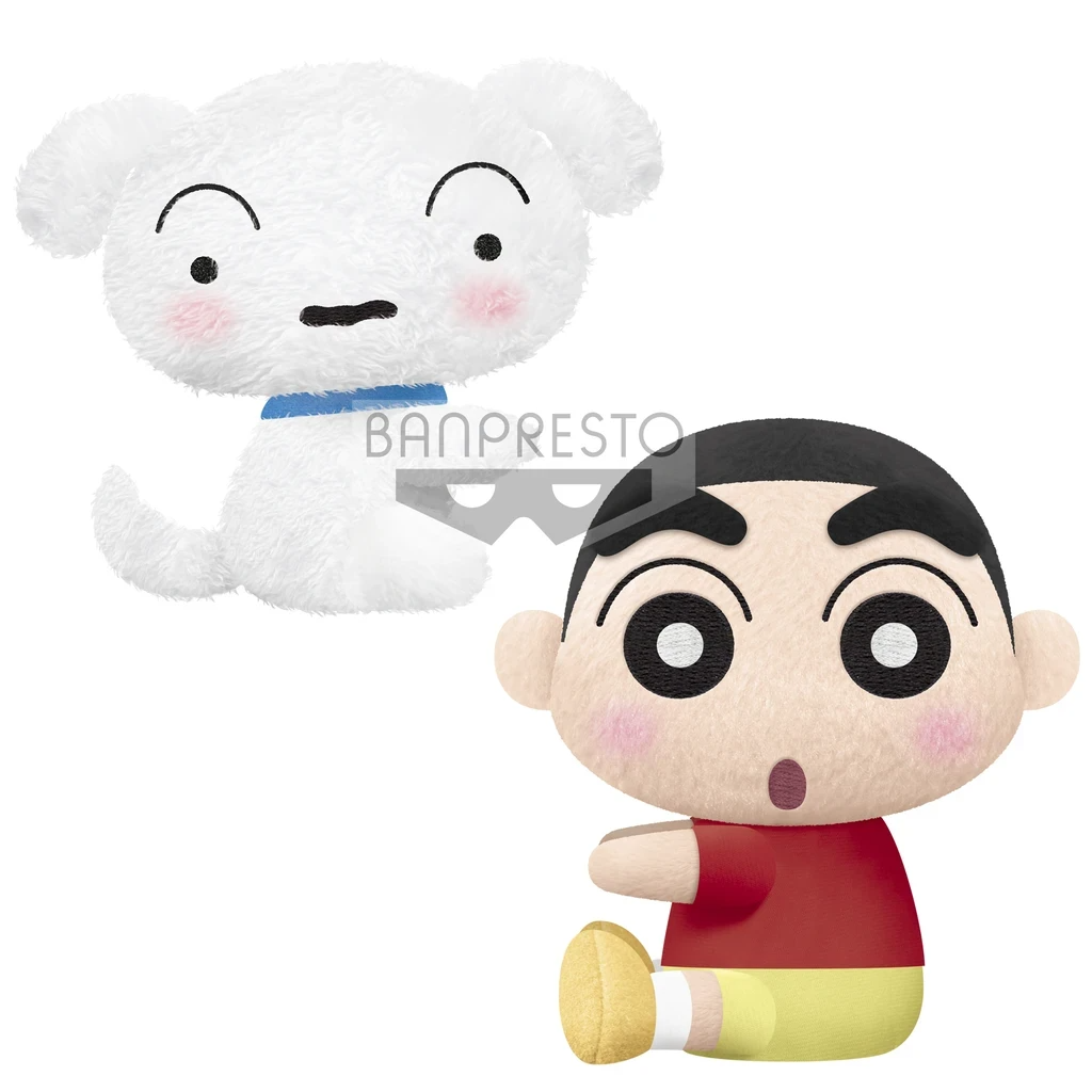 Crayon Shinchan Big Plush - Shiro & Shinchan