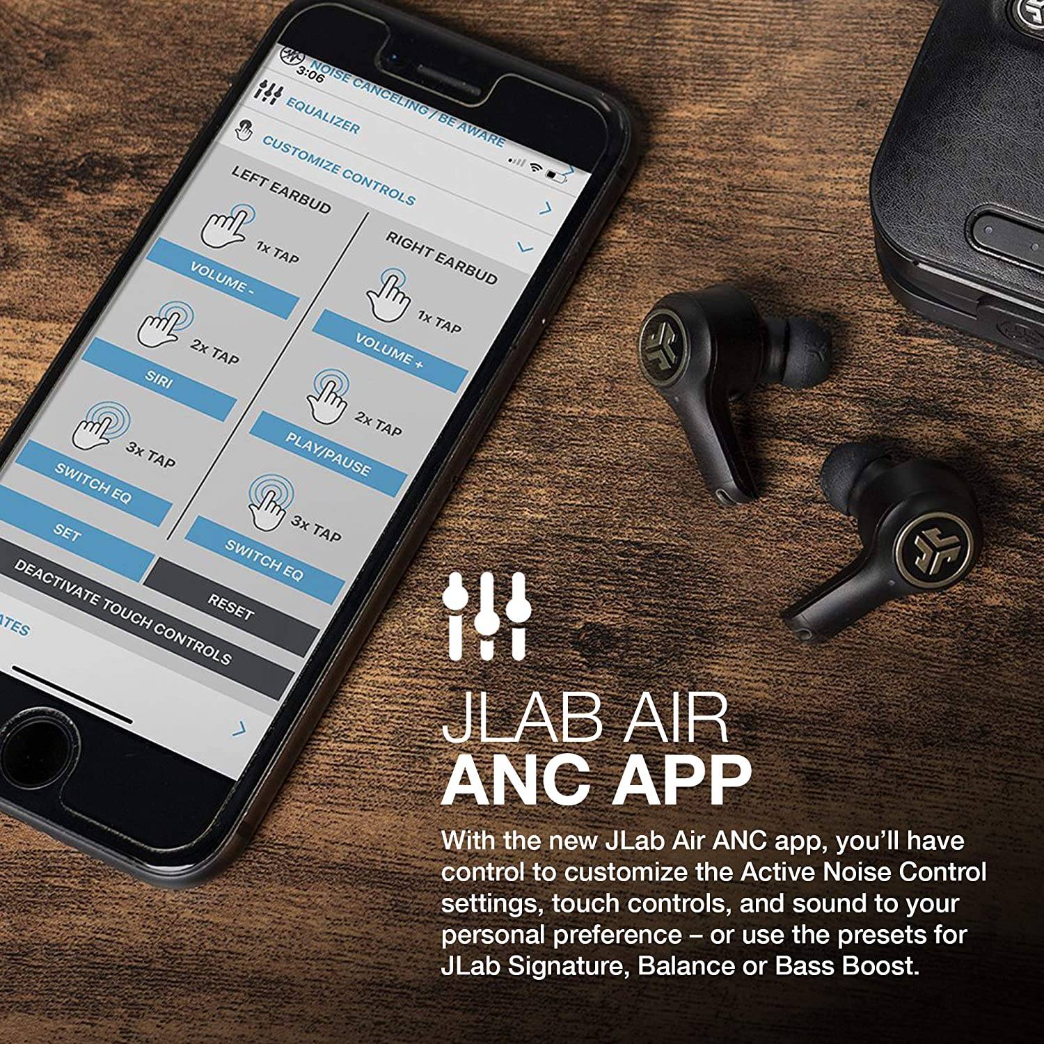 JLab Epic Air ANC True Wireless Earbuds