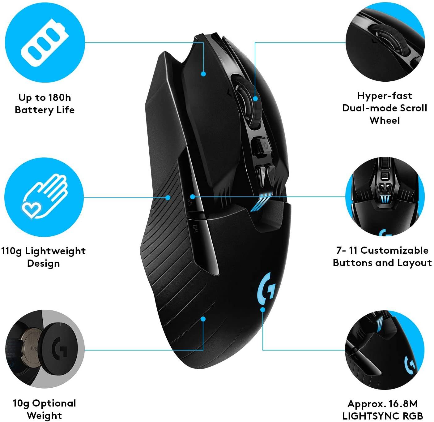 Logitech G903 Lightspeed Wireless Gaming Mouse