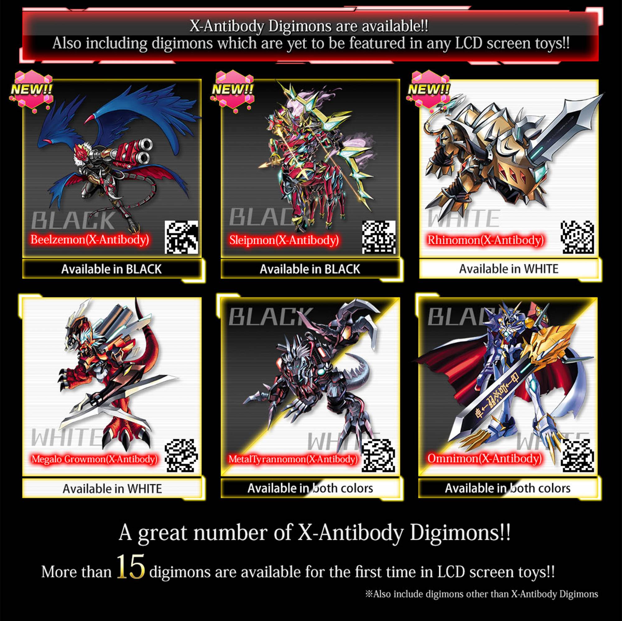 Bandai Digimon Digital Monster X Ver.1 Black & Red