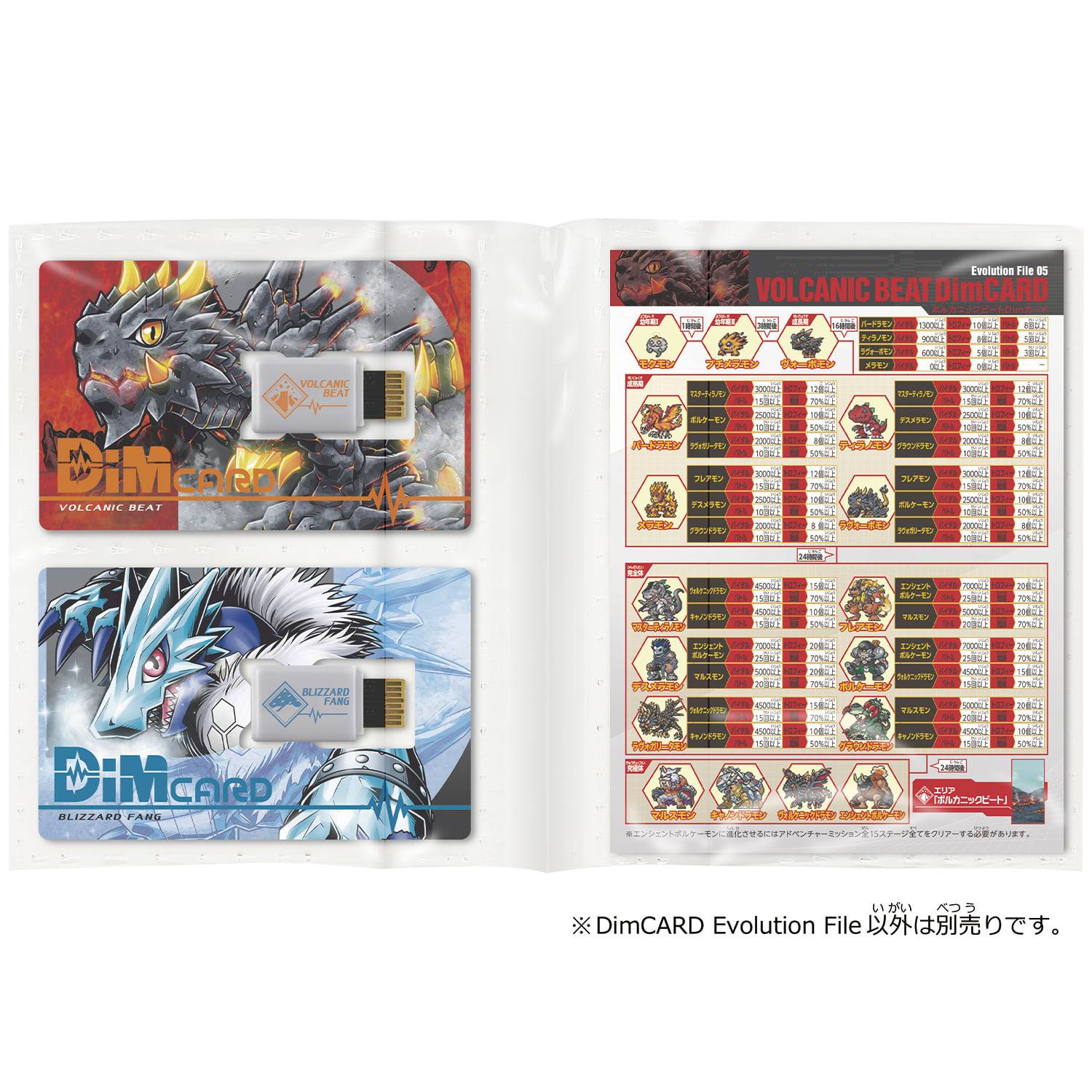 Bandai Digimon Vital Bracelet DIM Card Evolution File