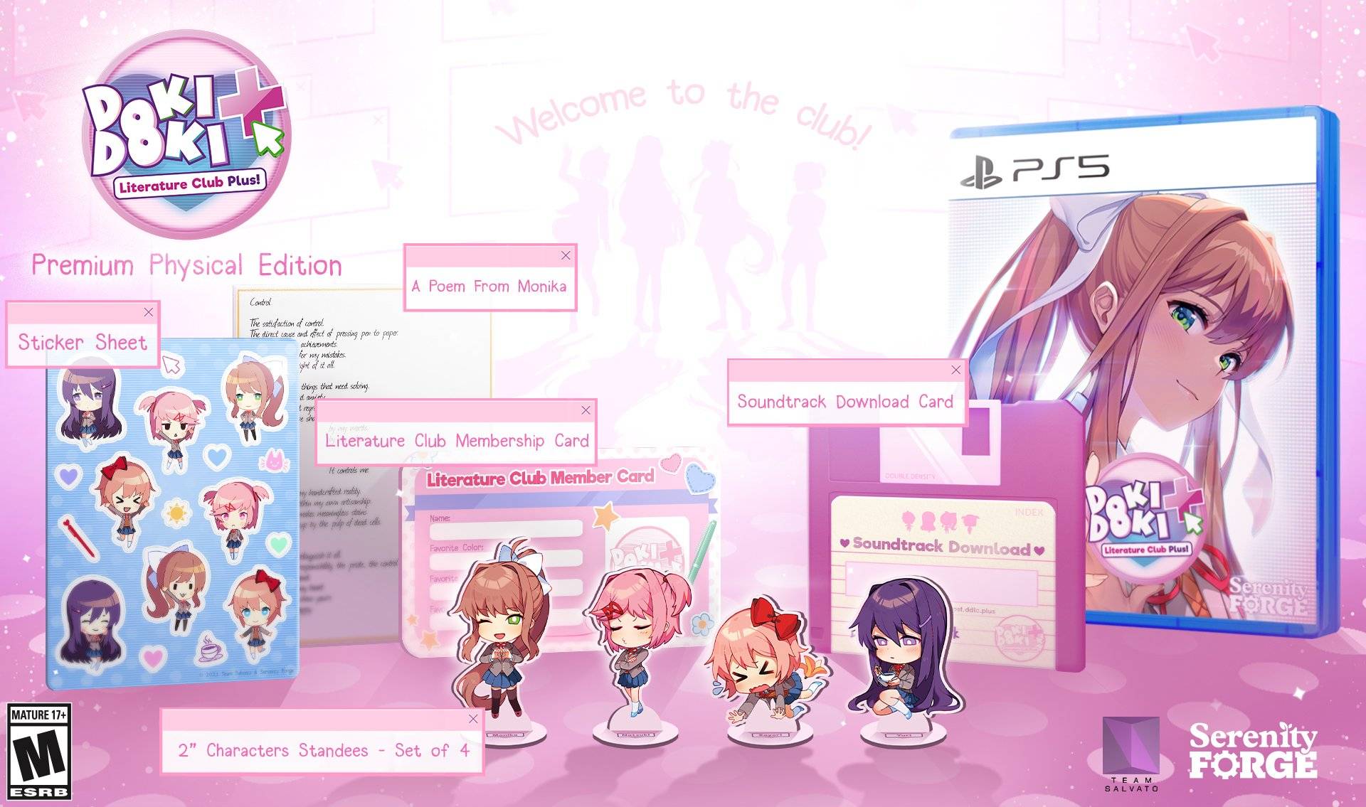 PS5 Doki Doki Literature Club Plus! Premium Edition [R1 Eng/Chi]