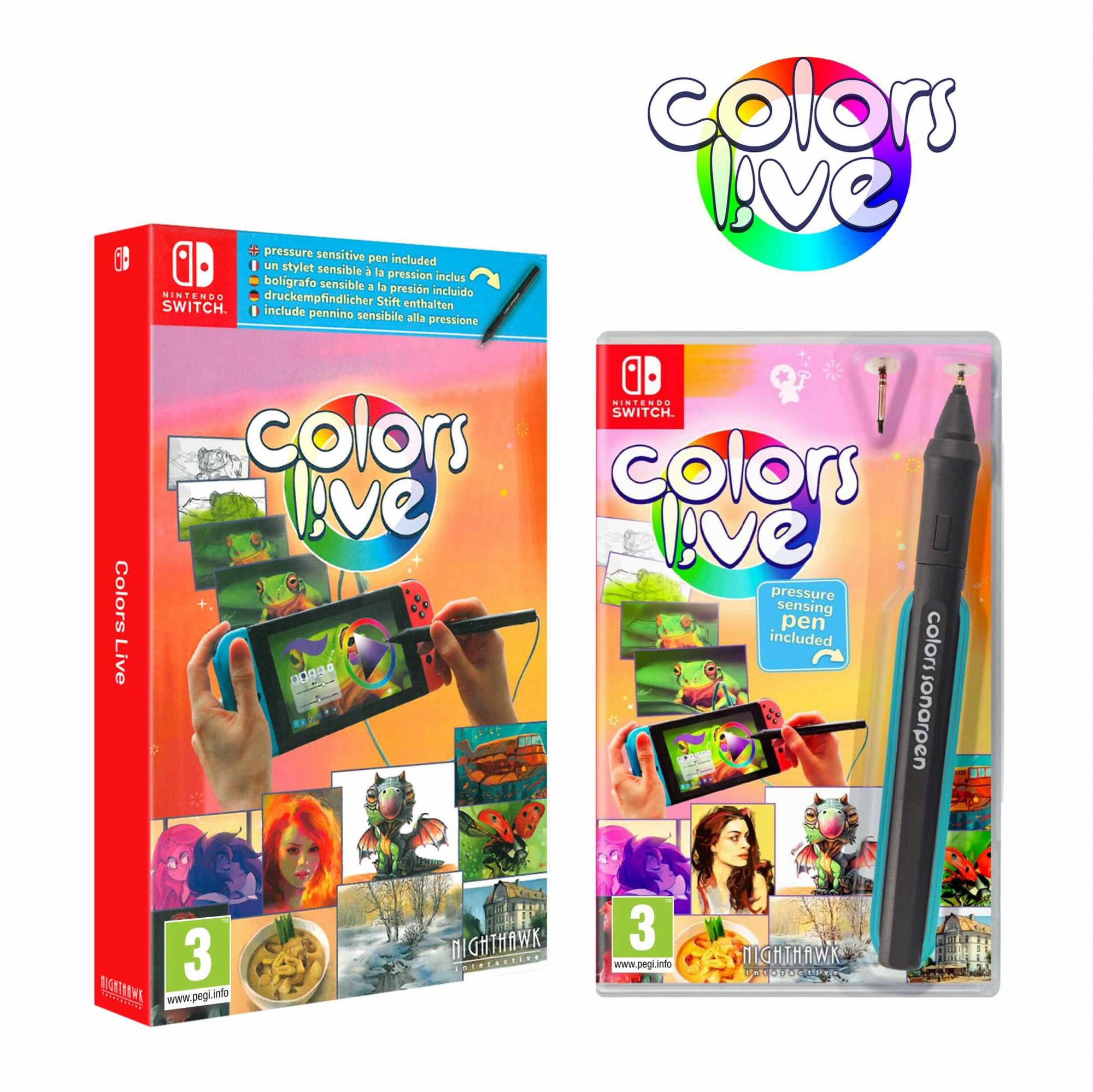 Switch Colors Live with Pressure-Sensitive Pen [EU Eng]