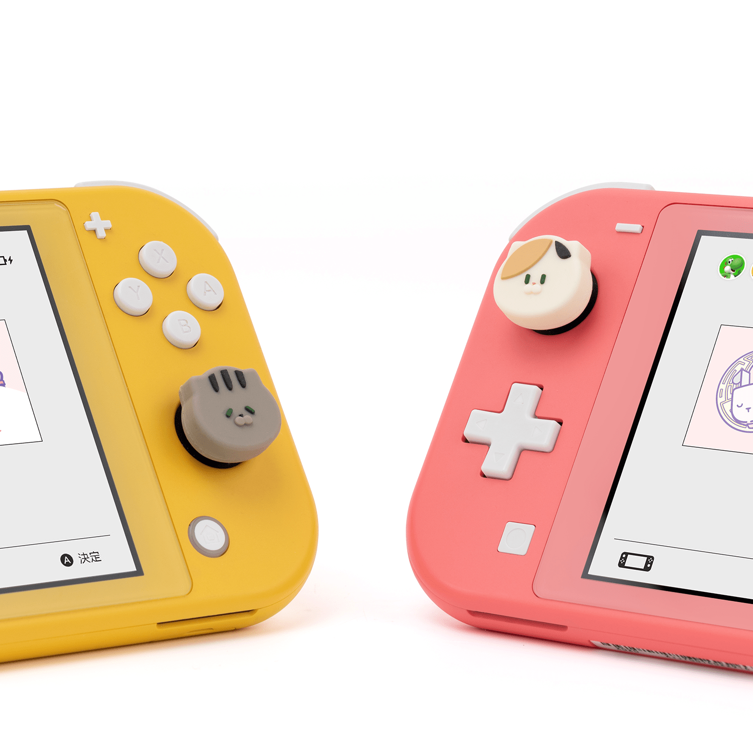 Geekshare Thumb Grip Switch & Switch Lite Fat Cat Shaped