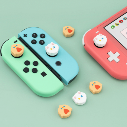 Geekshare Thumb Grip Switch & Switch Lite Chick & Cat Shaped