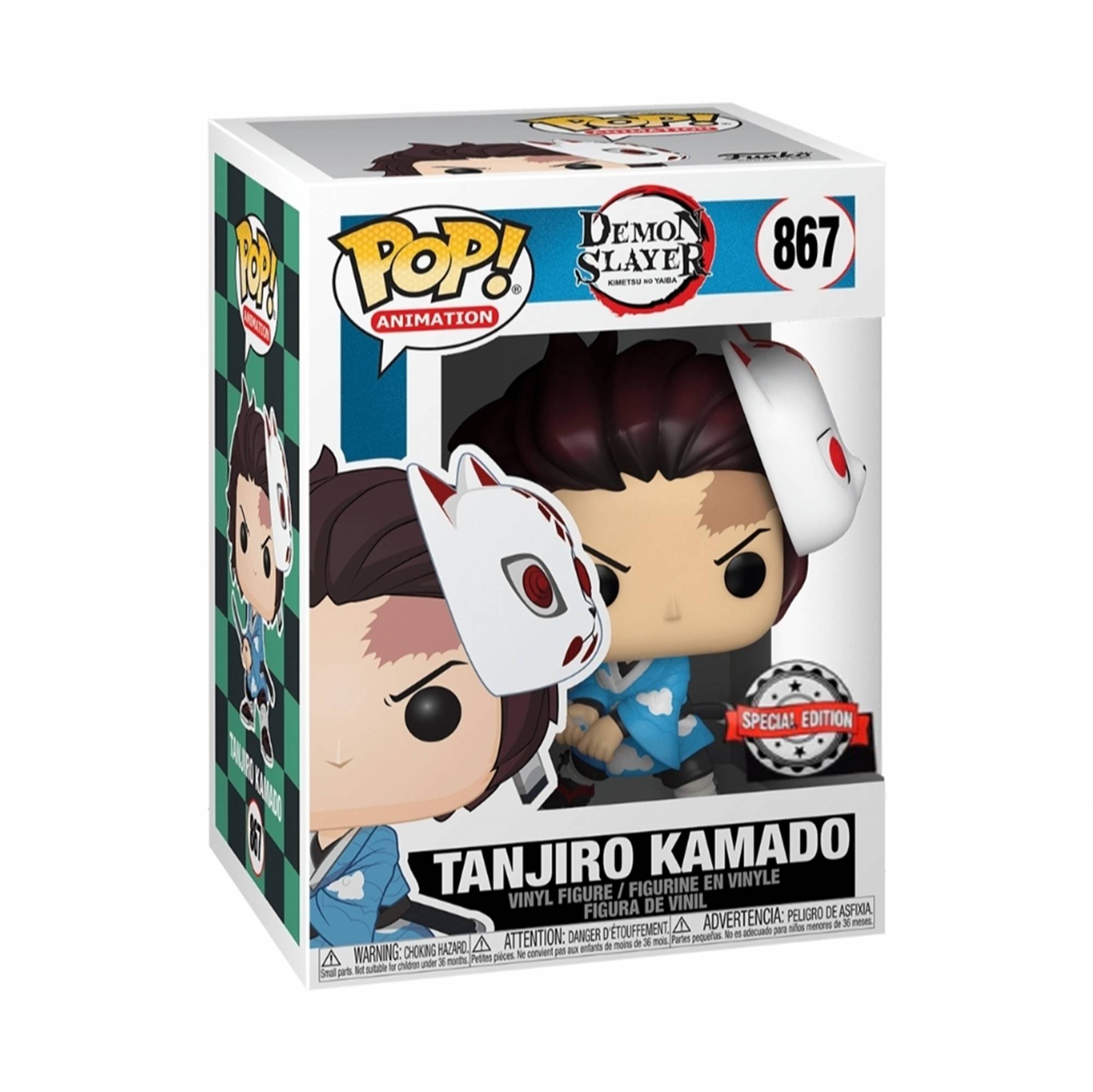 Funko POP! Animation 867: Demon Slayer: Kimetsu no Yaiba - Tanjiro ...