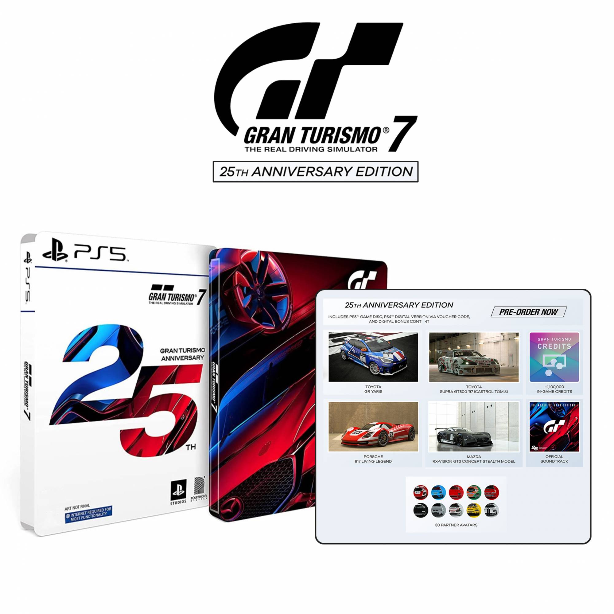 PS4/PS5 Gran Turismo 7 25th Anniversary Edition [R3] Pre-Order ETA 4.3.22