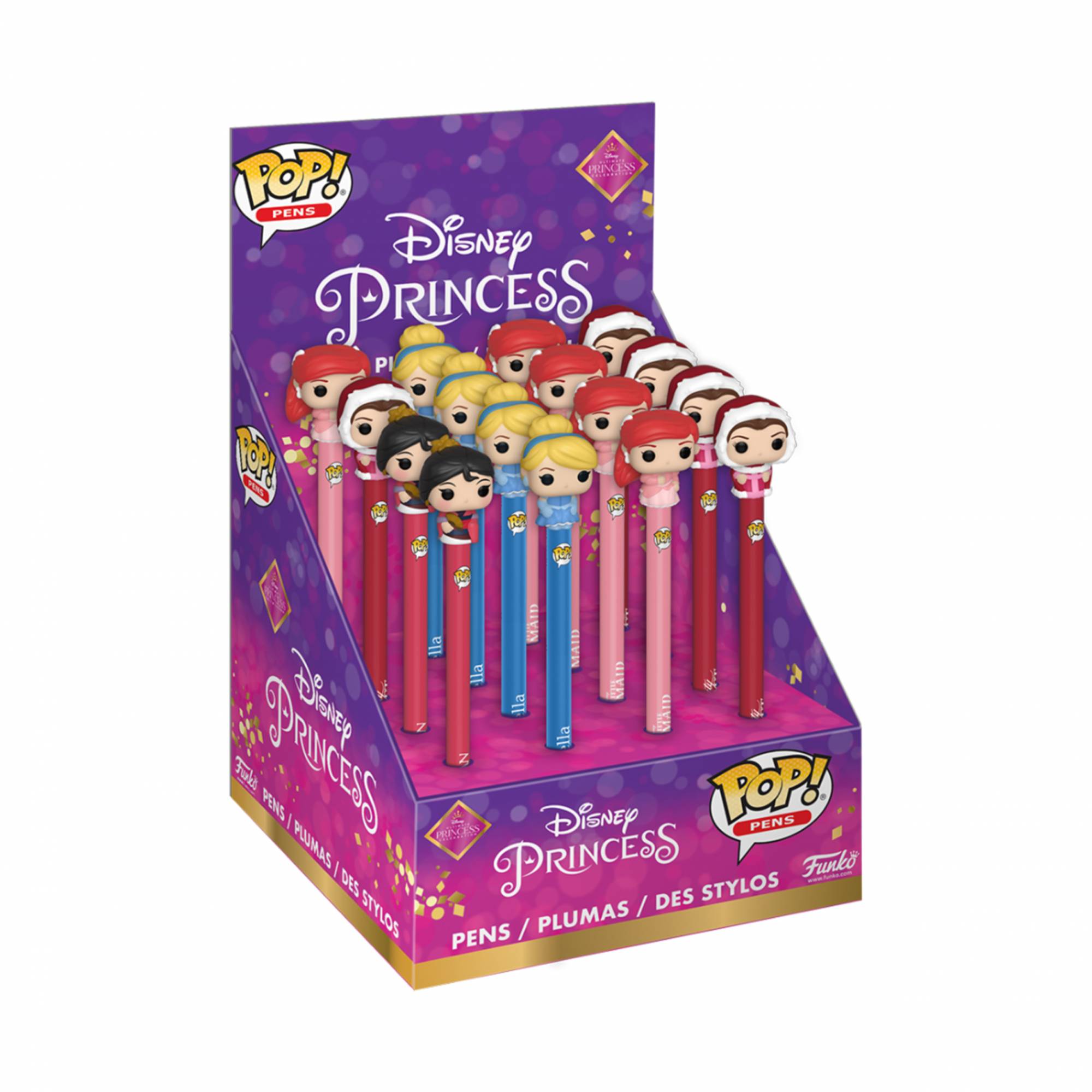 Funko POP! Pen Topper - Disney Princess (Cinderella / Belle / Ariel ...