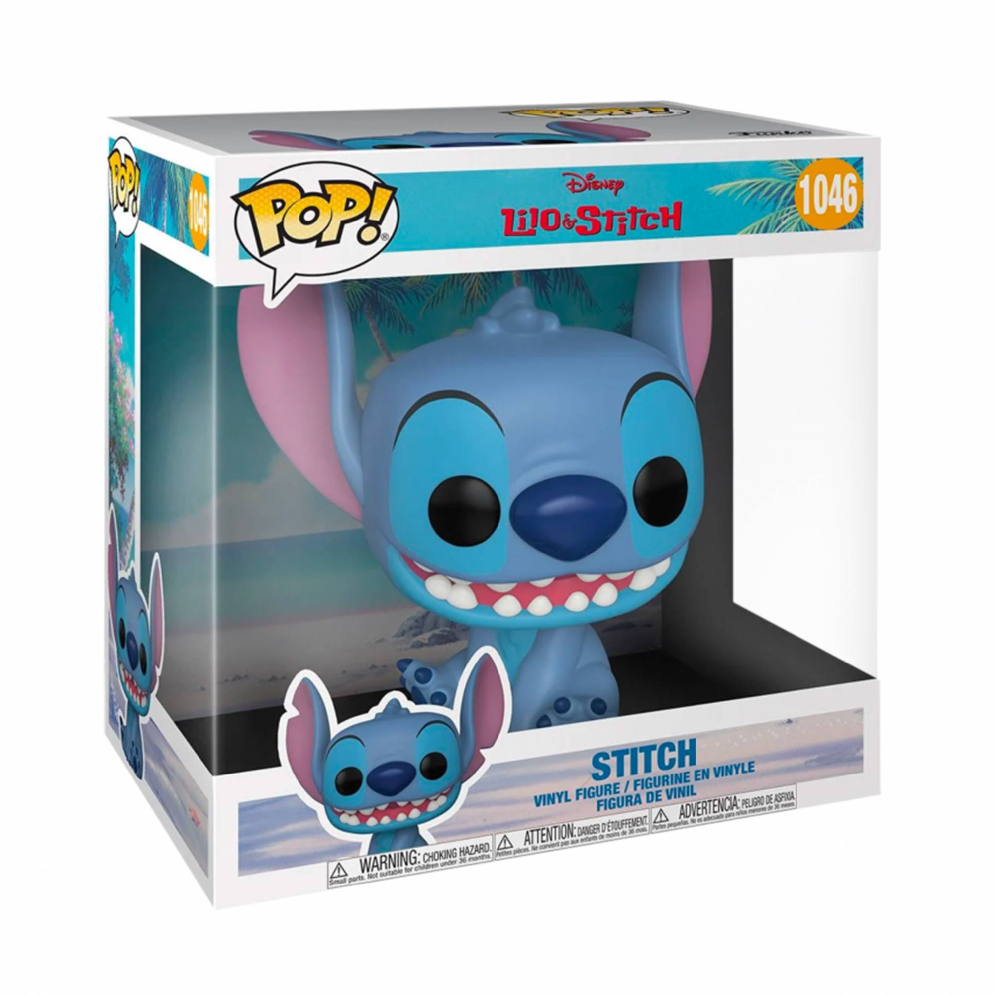 Funko POP! JUMBO Disney 1046: Lilo and Stitch - Smiling Seated Stitch ...