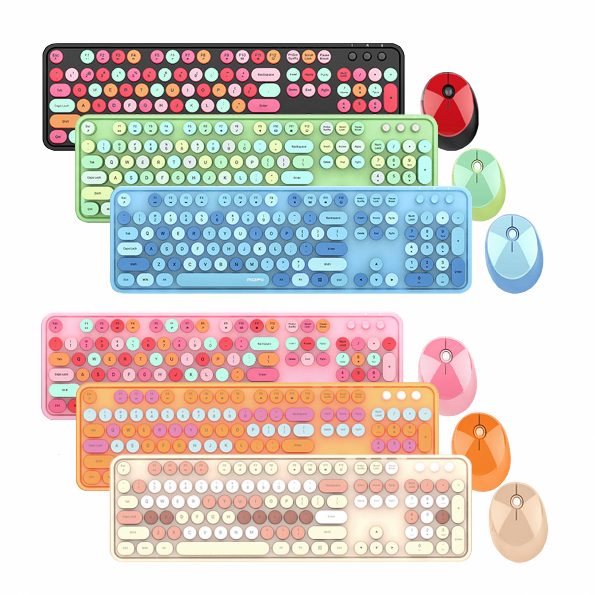 MOFii Sweet Wireless Keyboard and Mouse Set