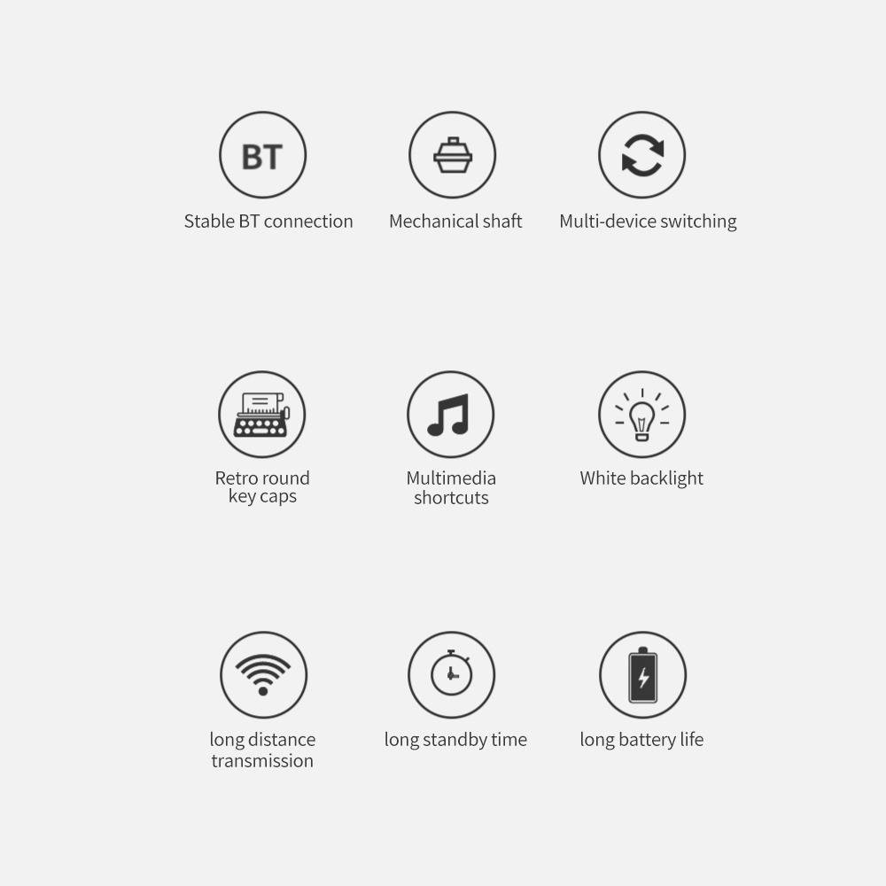 MOFii LUSC Wireless Bluetooth Mechanical Keyboard