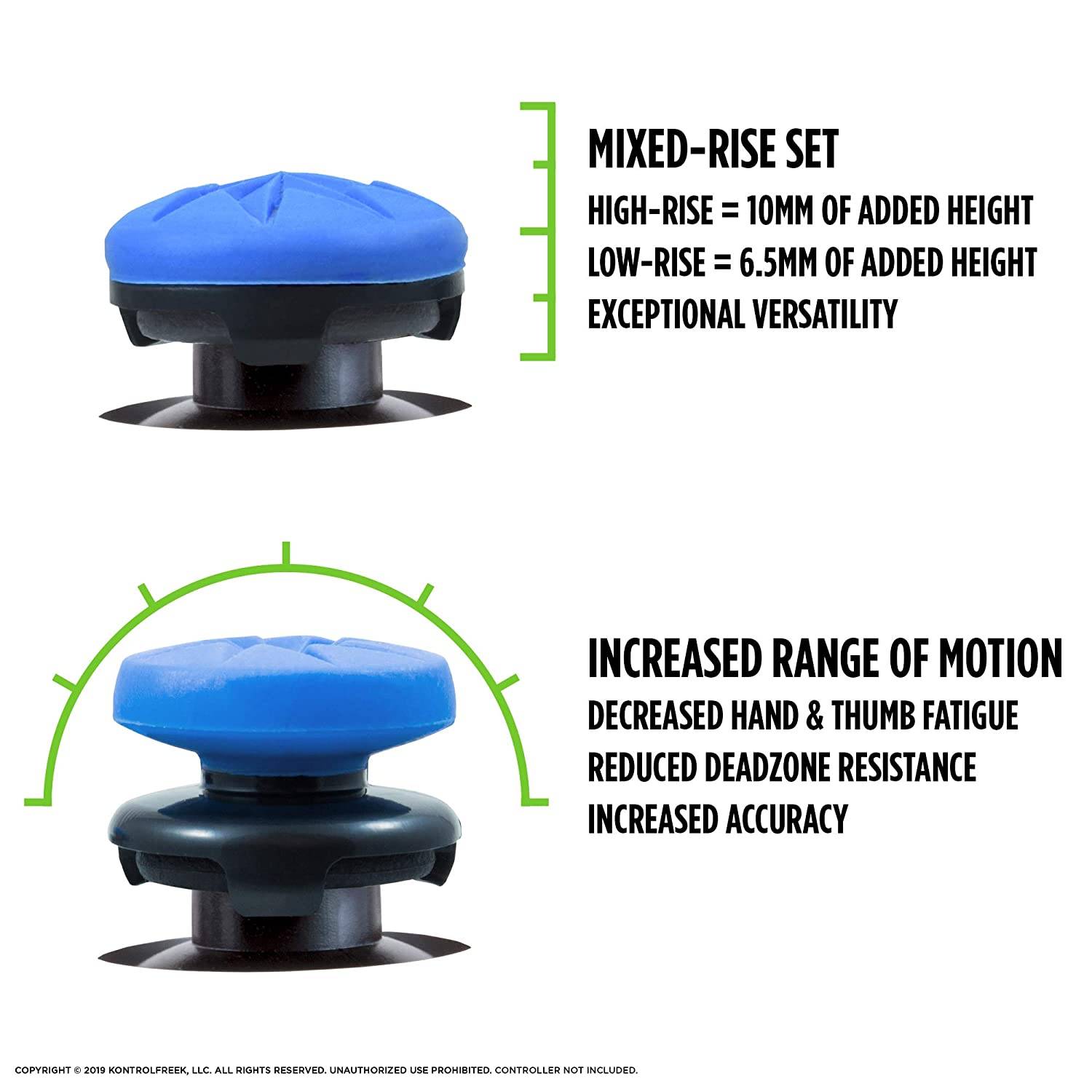 KontrolFreek Performance Thumbsticks - FPS Freek Edge for PS4/PS5