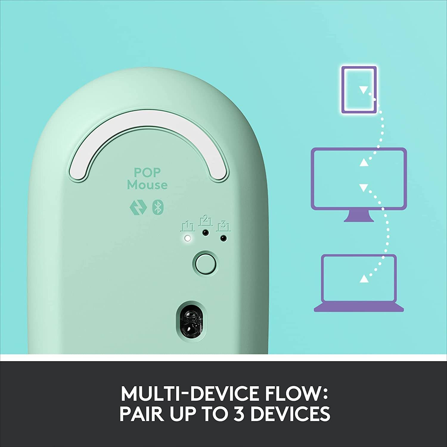 Logitech Studio Series POP Wireless Mouse - Daydream Purple