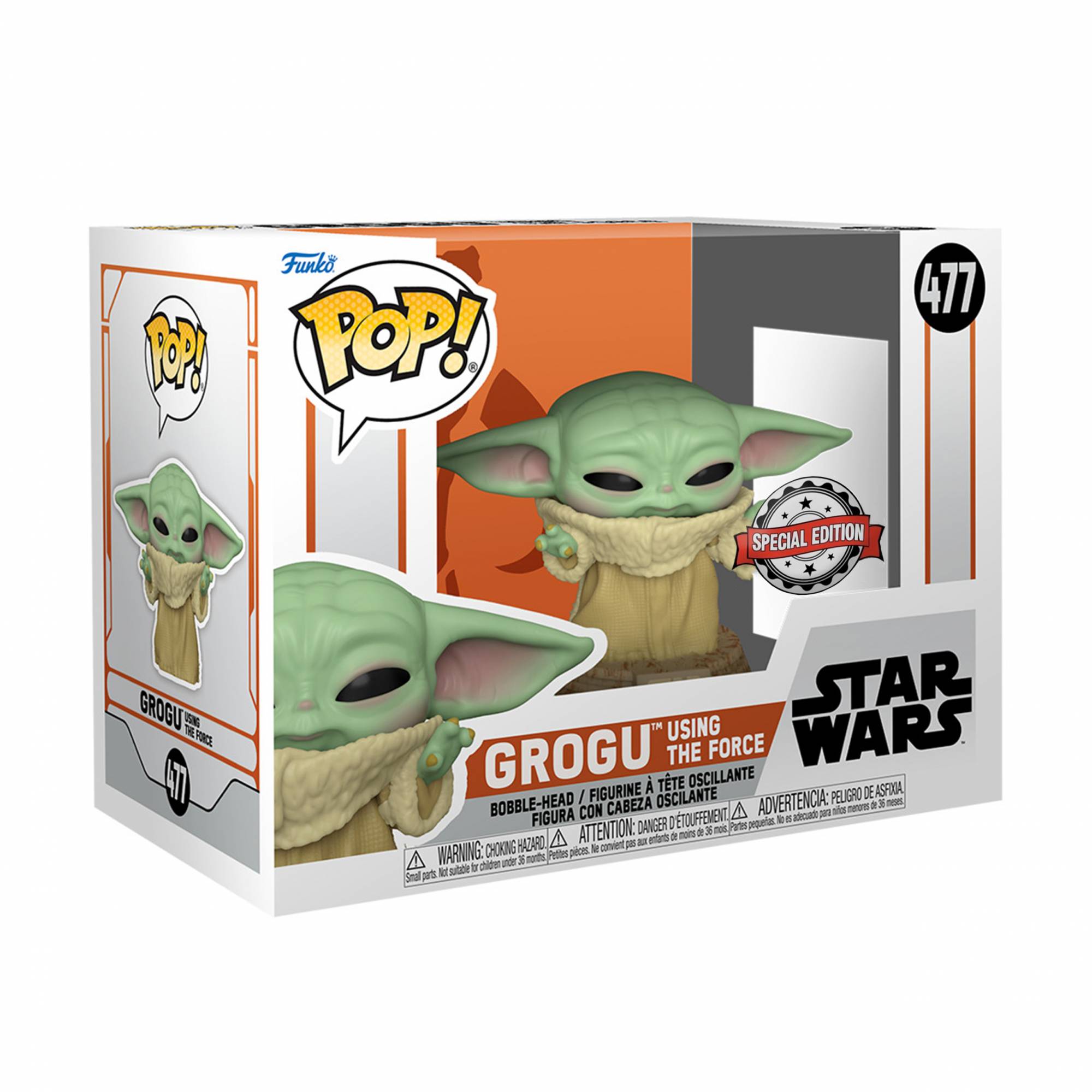 Funko POP! Star Wars 477: Across The Galaxy - Grogu Using the Force ...