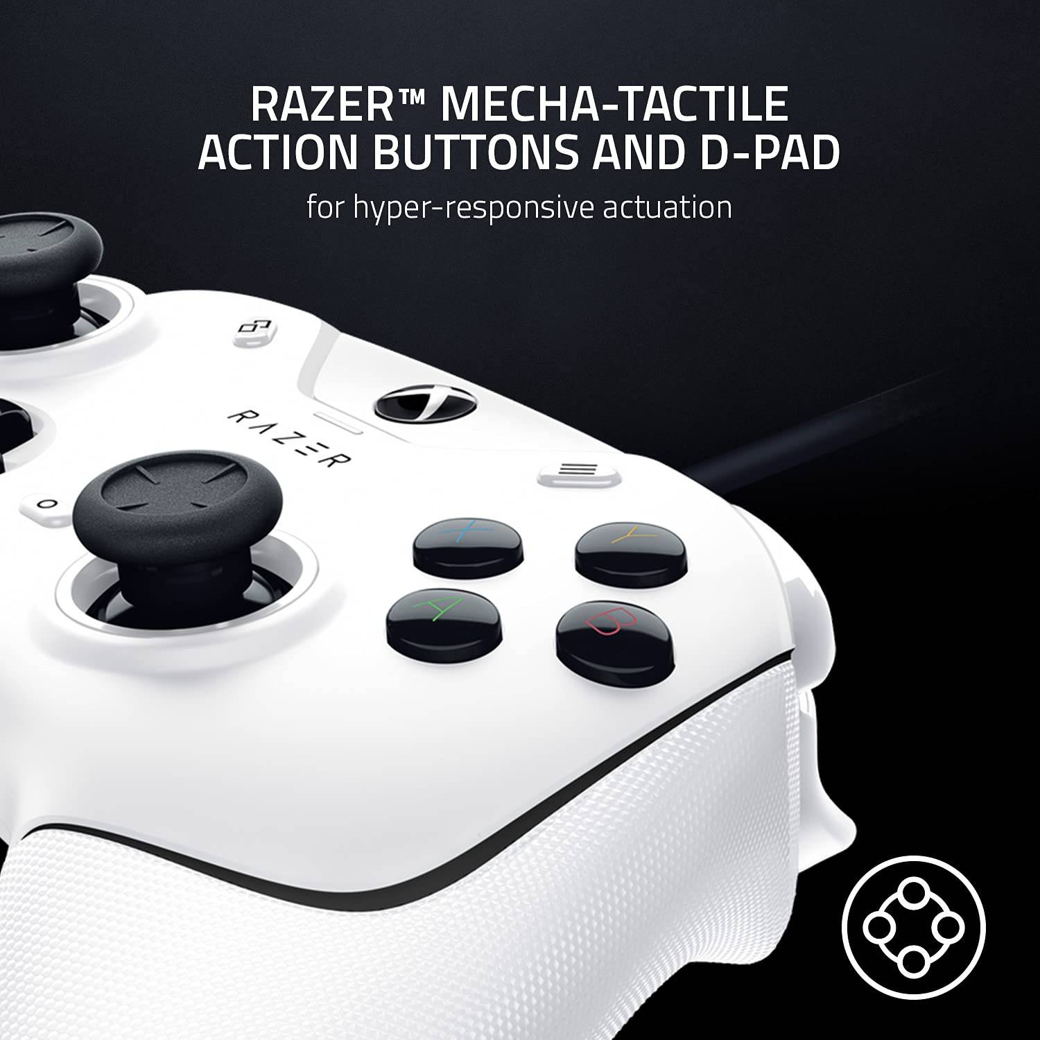 Razer Wolverine V2 Wired Gaming Controller for Xbox - Mercury White