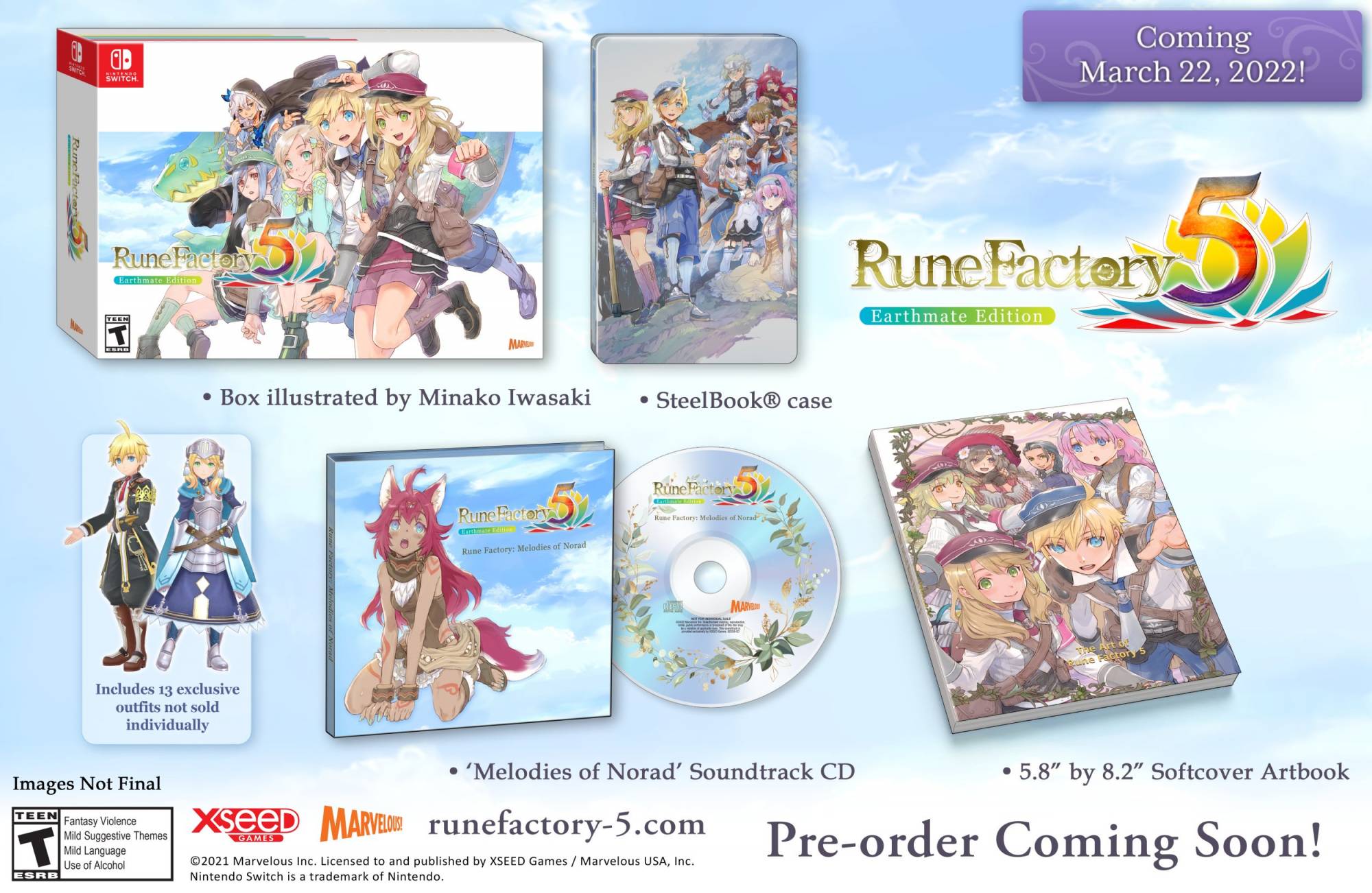 Switch Rune Factory 5 Earthmate Edition [US Eng]