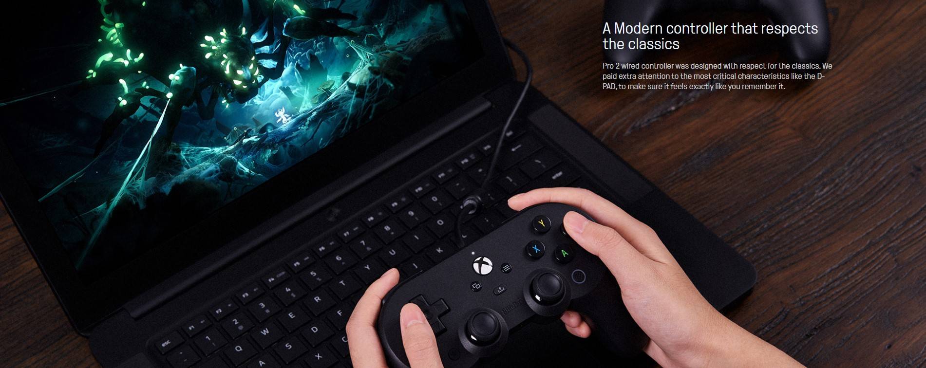 8Bitdo Pro 2 Wired Controller for XBOX