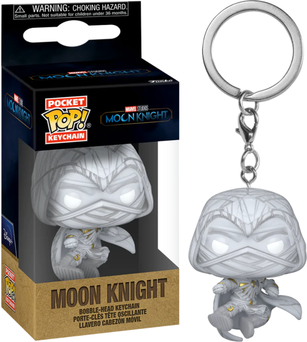 Funko Pocket POP! Keychain: Marvel: Moon Knight: - Moon Knight Jumping