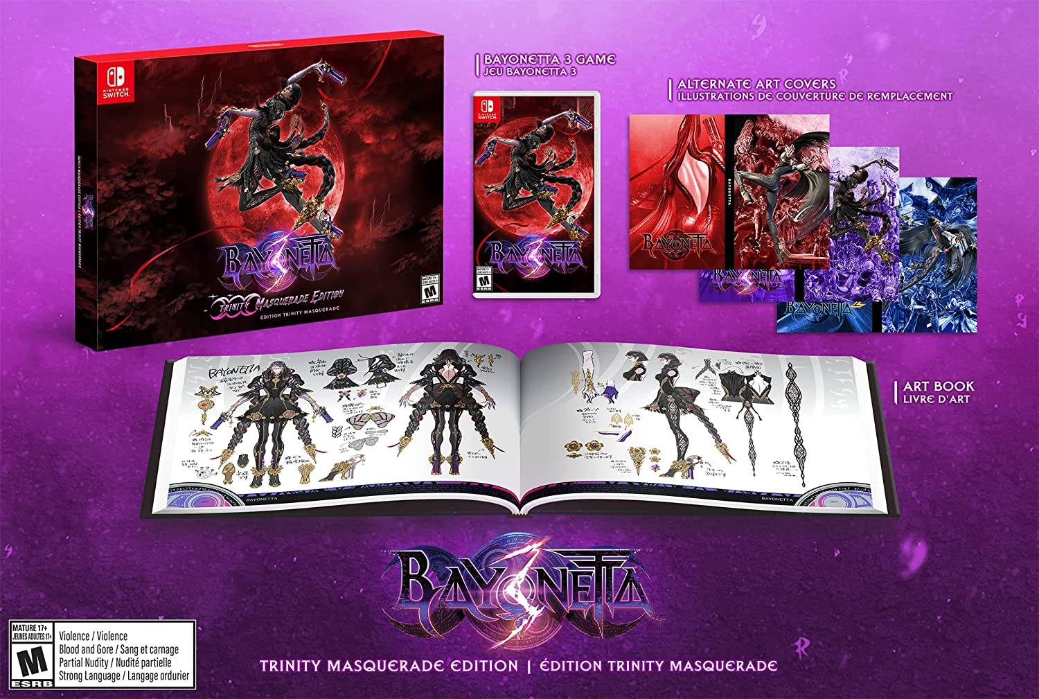 SWITCH Bayonetta 3 Trinity Masquerade Edition [AS Eng & Chi]