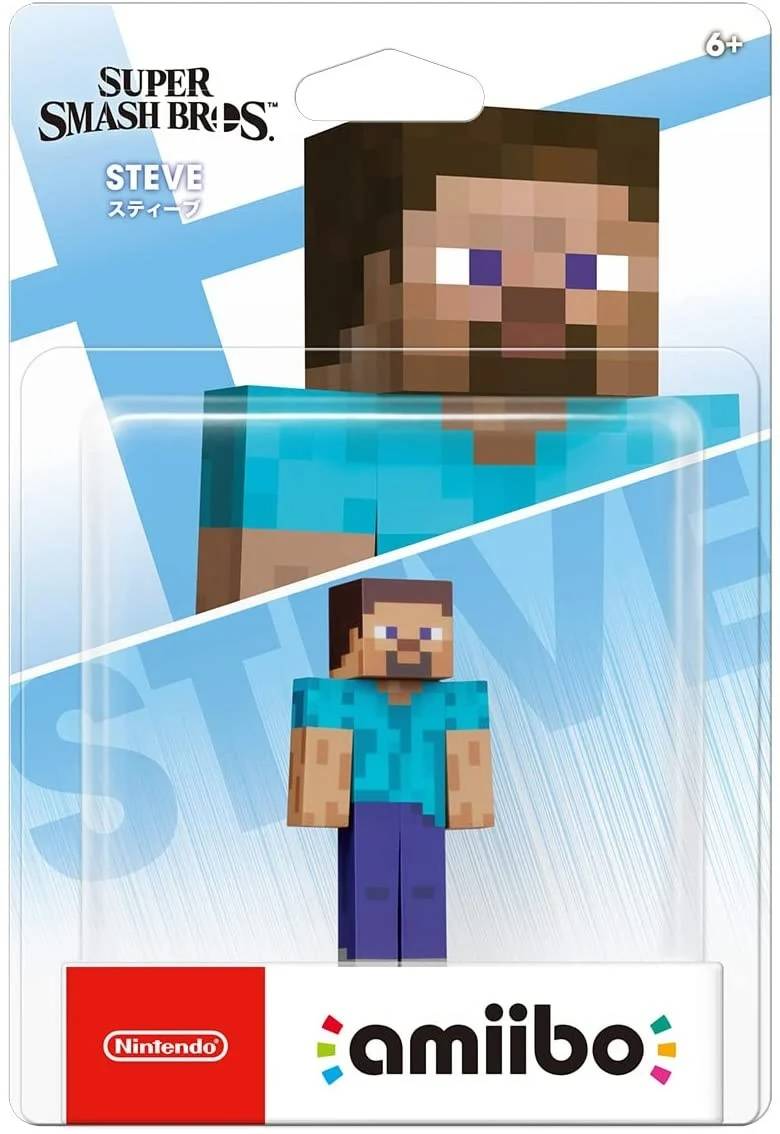 amiibo- Steve (Super Smash Bros. Series)