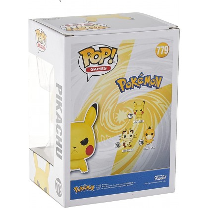 Funko Pop! Games 779: Pokemon - Pikachu Angry Crouching (Attack Stance)