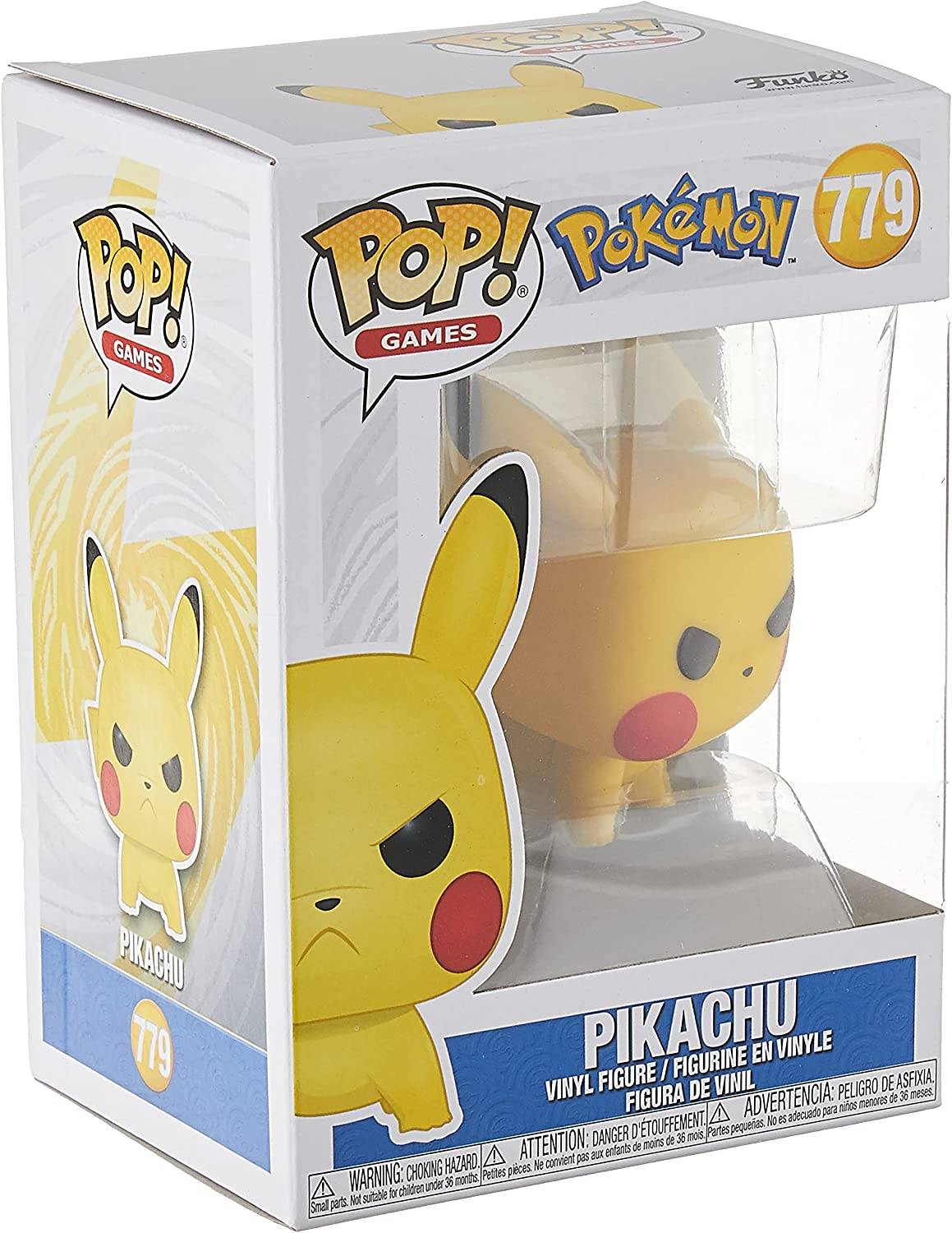Funko Pop! Games 779: Pokemon - Pikachu Angry Crouching (Attack Stance)