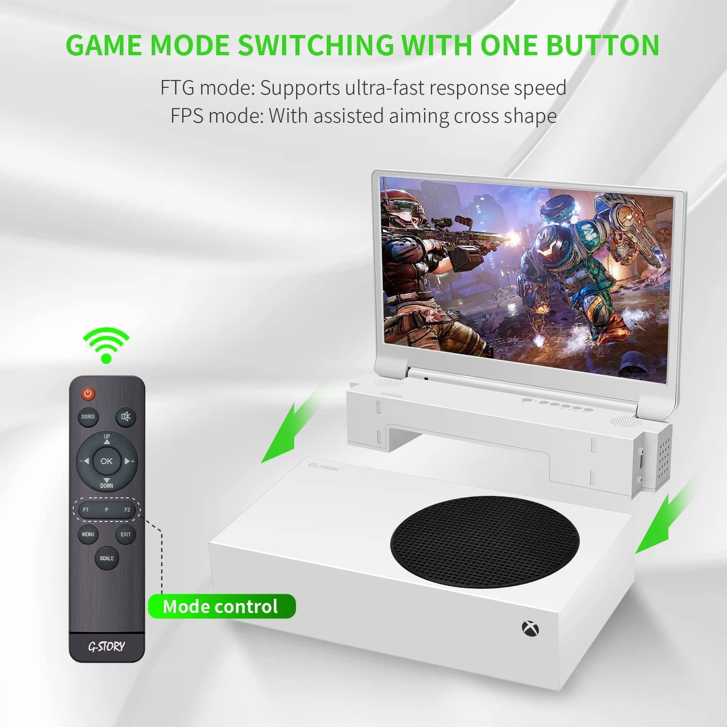 G-STORY 15.6‘’ 2K 144Hz Portable Monitor for Xbox Series S