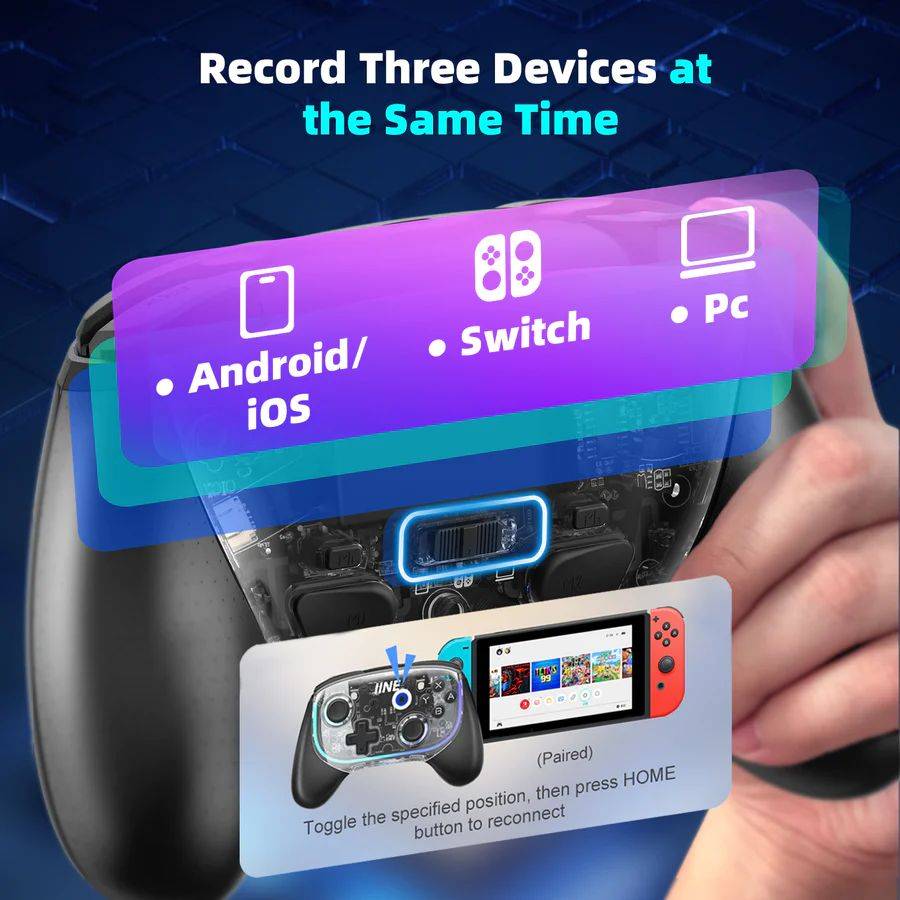 IINE L769 Elite Pro WIreless Controller for Switch / PC / Android / IOS