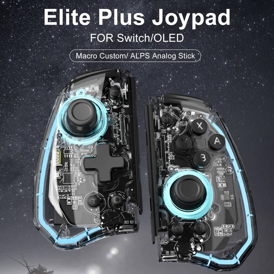 IINE L736 / L762 Elite-Plus Joy Pad for Switch [Transparent] / [Dark ...