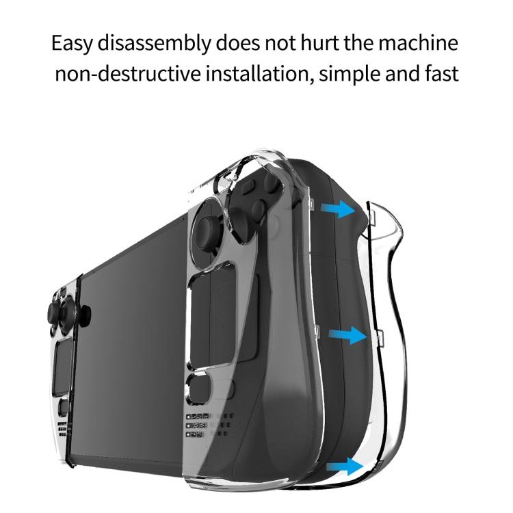 PGTECH Crystal Case for Steam Deck