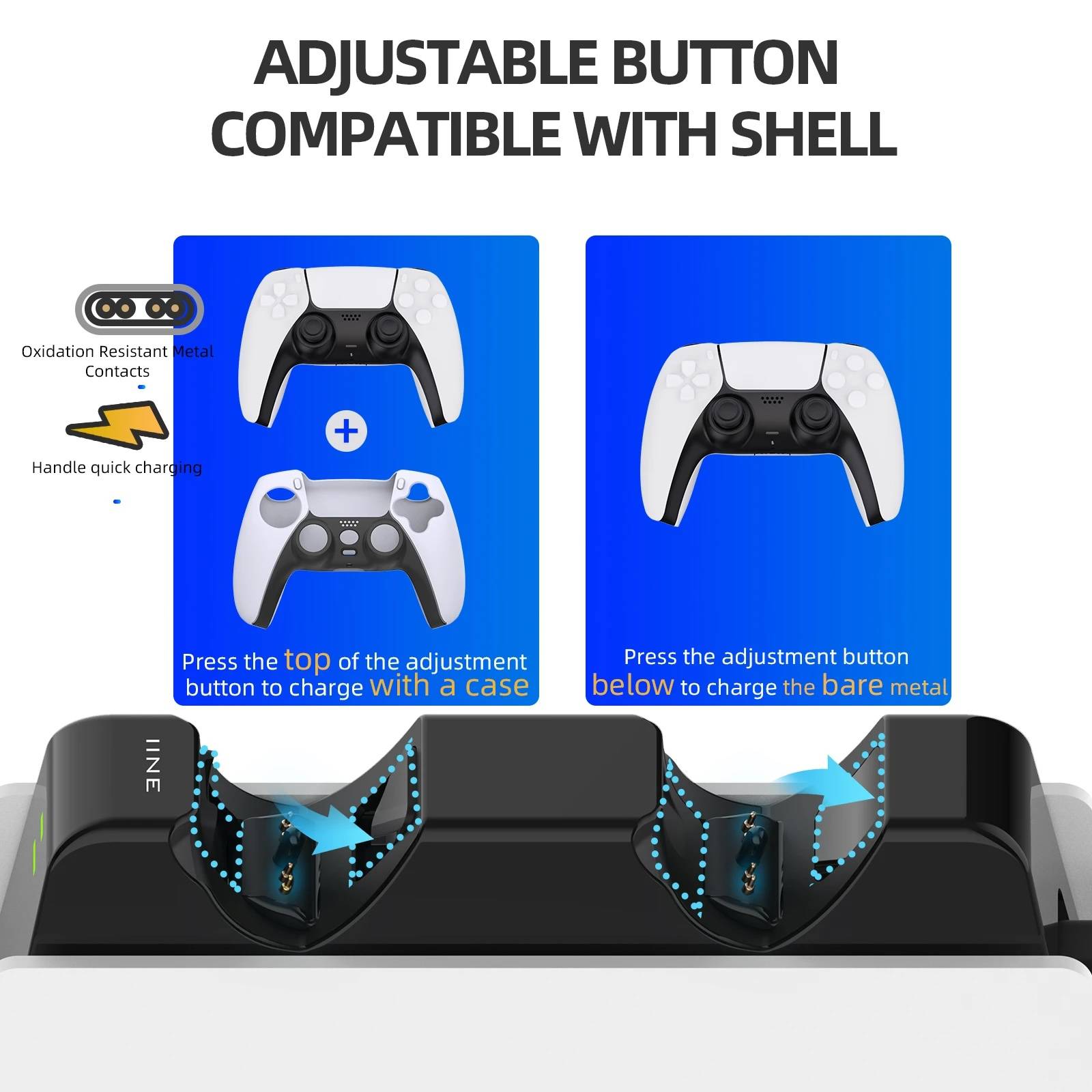 Iine L652 Charging Dock For Ps5 Controller